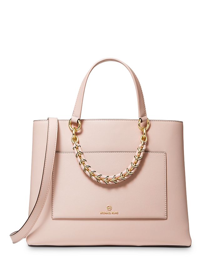 MICHAEL Michael Kors Cece Medium Leather Chain Satchel | Bloomingdale's