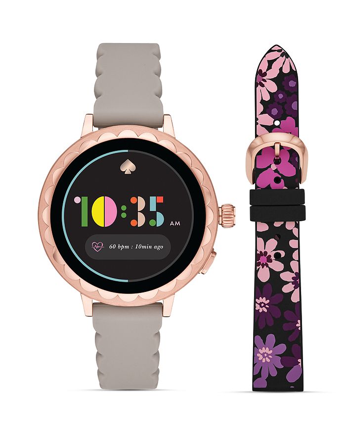 kate spade new york Scallop 2 Smartwatch Gift Set, 41mm | Bloomingdale's