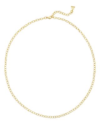 Temple St. Clair 18K Yellow Gold Oval Link Chain Necklace  24