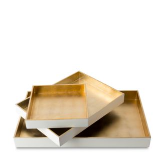 Surya Kalista 3 Piece Tray Set | Bloomingdale's