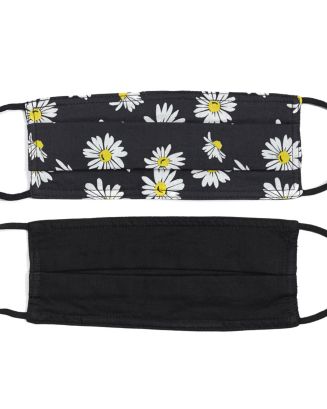 Echo Daisy & Solid Face Masks, Set of 2 | Bloomingdale's
