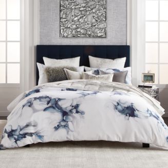Michael Aram Blue Mist Reversible Duvet Cover, Queen | Bloomingdale's