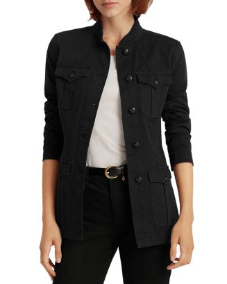 Ralph Lauren Stretch-Cotton Canvas Jacket | Bloomingdale's Women