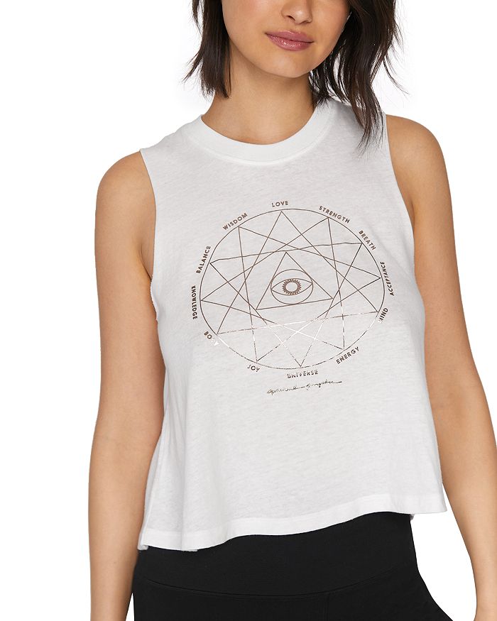 Spiritual Gangster Seeing Eye Crop Tank Top | Bloomingdale's