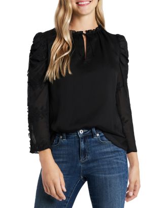 CeCe Ruffled Floral Blouse | Bloomingdale's