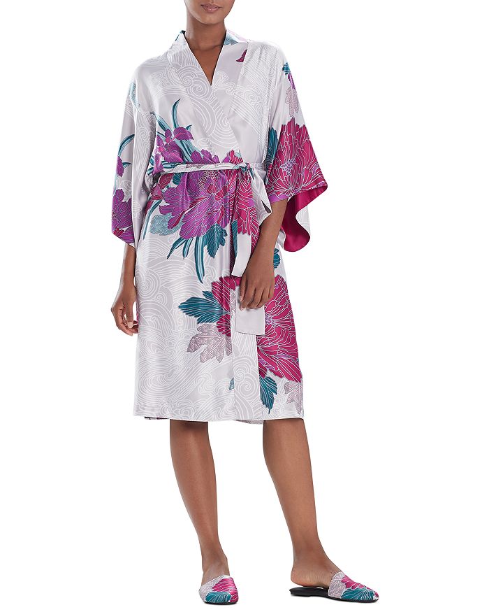 Natori Floral Print Belted Robe | Bloomingdale's