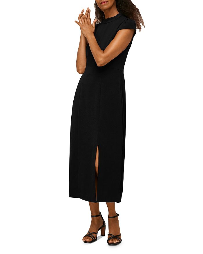 Whistles High Neck Textured Dress | Bloomingdale's