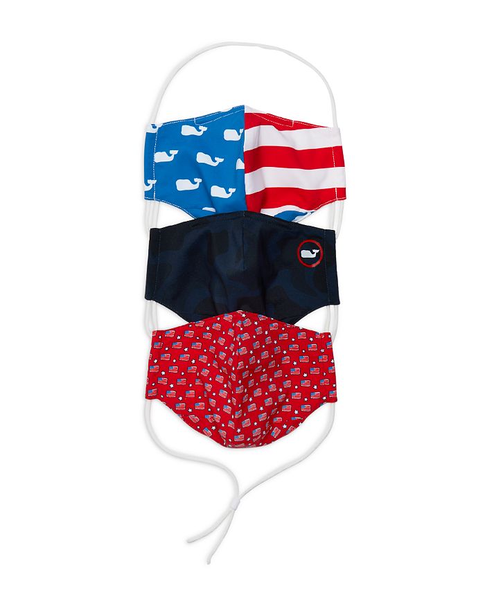 Vineyard Vines Flag Face Masks, Set of 3 | Bloomingdale's