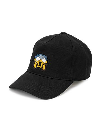 8-Bit by Mostly Heard Rarely Seen Shocked Emoji Baseball Cap ...