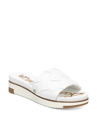 Sam Edelman Women's Adaley Woven Platform Slide Sandals | Bloomingdale's