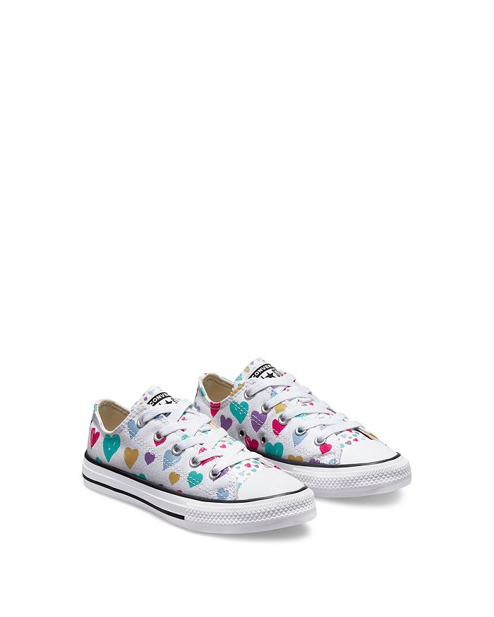 Converse Girls' Heart Print All Star Sneakers - Walker Toddler, Little ...