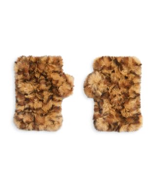 Click here for Surell Girls Faux Fur Fingerless Mittens prices