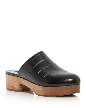 AQUA Women's Croc Embossed Clogs - 100% Exclusive | Bloomingdale's