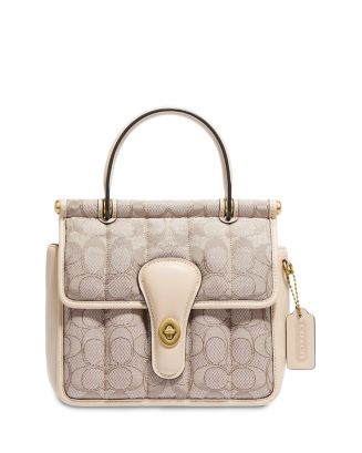 COACH Willis 18 Quilted Satchel | Bloomingdale's