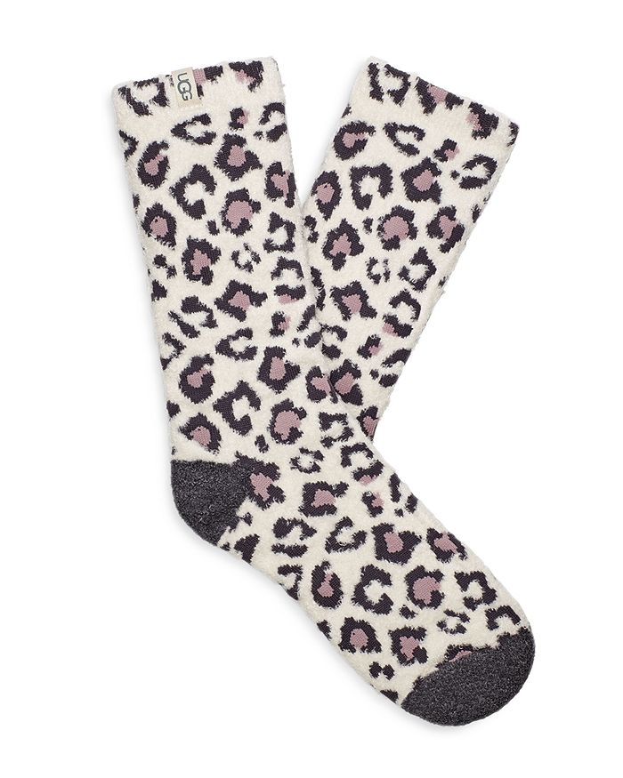 UGG® Leslie Fuzzy Crew Socks | Bloomingdale's