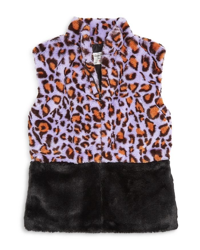Sovereign Code Girls' Steffany Faux Fur Zip Vest - Little Kid, Big Kid ...