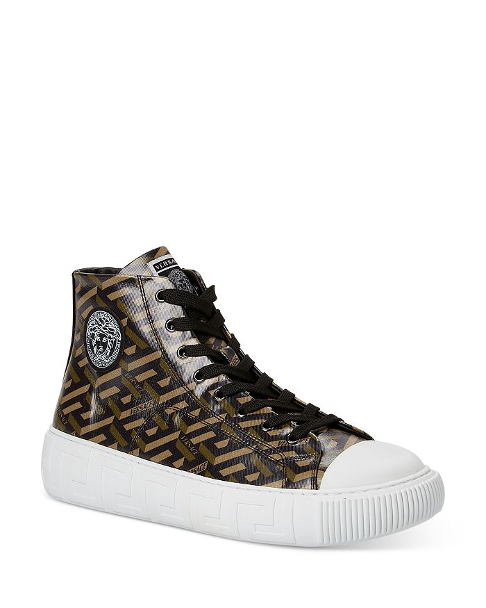 Versace Monogram High Top Sneakers | Bloomingdale's
