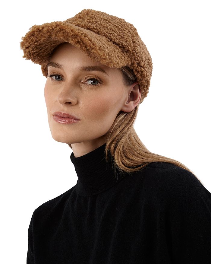 Apparis Rumi Faux Shearling Cap | Bloomingdale's