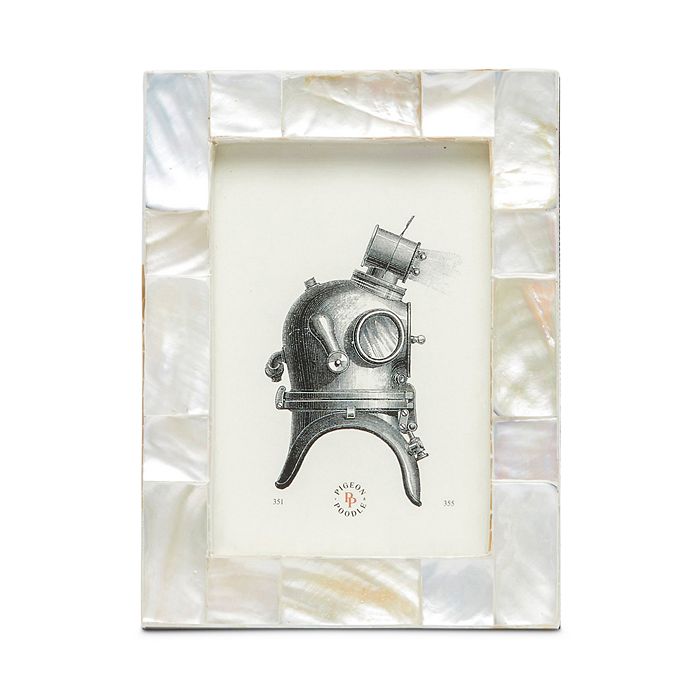 Pigeon & Poodle Lesina Kabibe Shell Frame, 4" x 6" | Bloomingdale's
