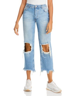Maggie Straight Jean In Light Denim