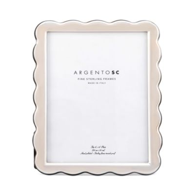 Click here for Argento Sc Scalloped Sterling Silver Picture Frame... prices