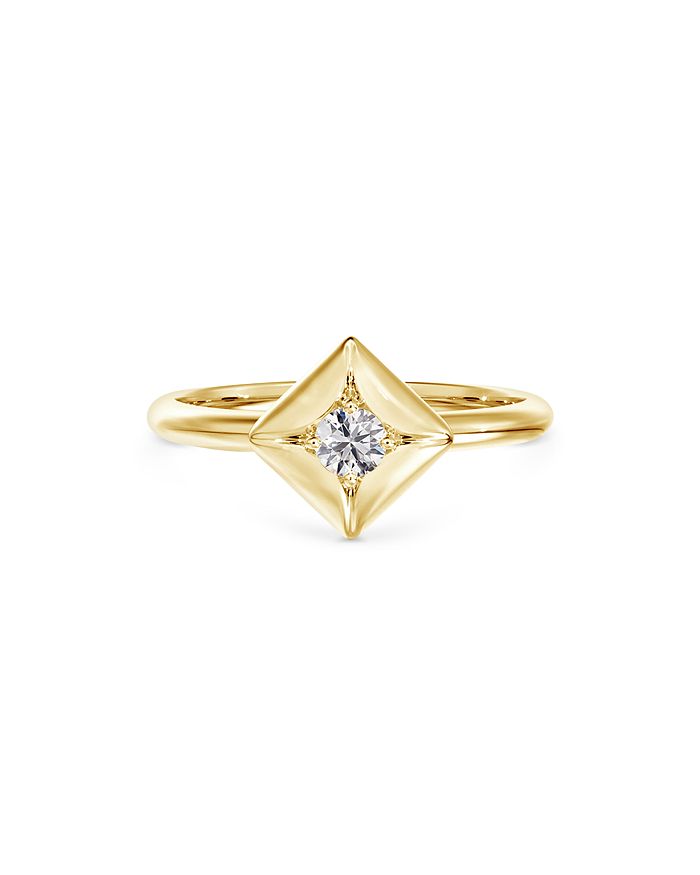 De Beers Forevermark Icon™ Diamond Ring in 18K Yellow Gold, 0.15 ct. t ...