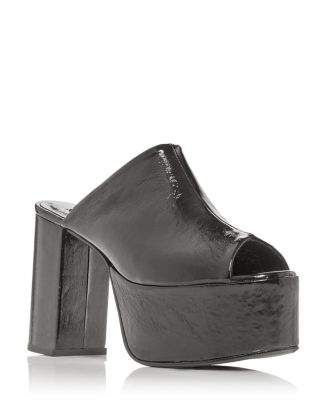 SIMON MILLER Women's Blackout Platform Slide Sandals | Bloomingdale's