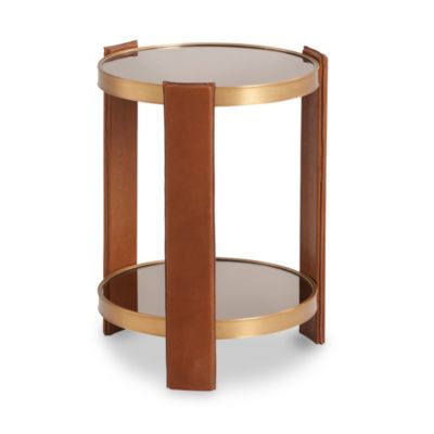 Ralph Lauren Leather Wrapped Cocktail Table | Bloomingdale's