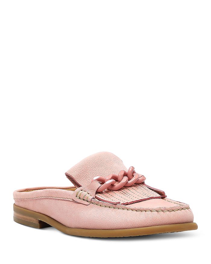 Donald Pliner Women's Mika Fringe Loafer Mules | Bloomingdale's