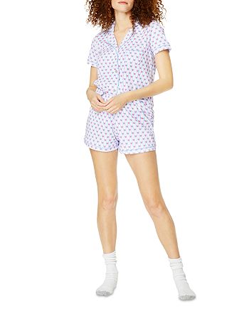 Roller Rabbit Love Stripe Short Pajama Set | Bloomingdale's