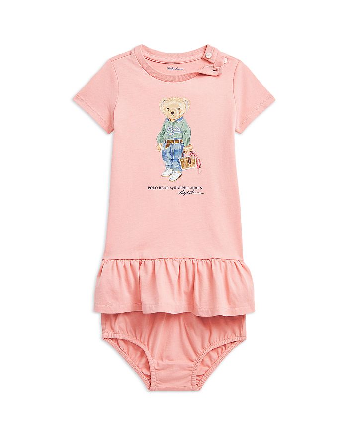 Ralph Lauren Polo Girls' Polo Bear Jersey Tee Dress & Bloomer Set ...