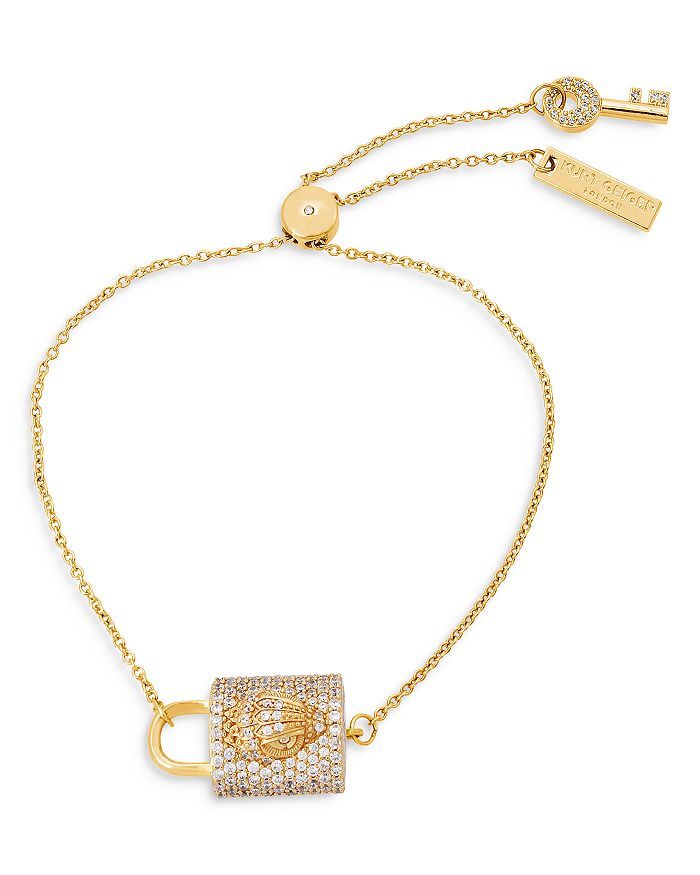 KURT GEIGER LONDON Pavé Lock Bracelet | Bloomingdale's