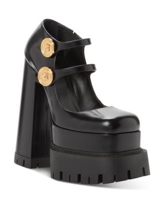 Versace Women's Ankle Strap Platform High Heel Pumps | Bloomingdale's