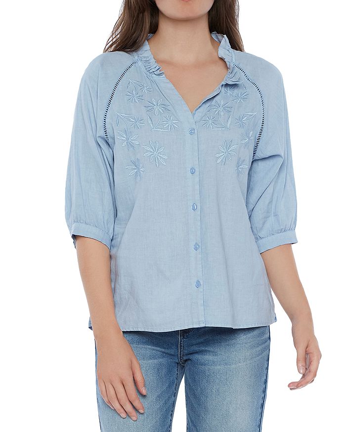 Billy T Embroidered Shirt | Bloomingdale's