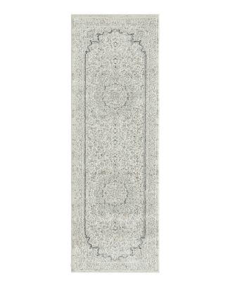 LR Home Felicity Vintage Hi-Low Medallion Runner Area Rug, 24" x 72 ...