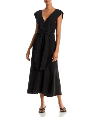 Vince Tie Waist Midi Dress | Bloomingdale's