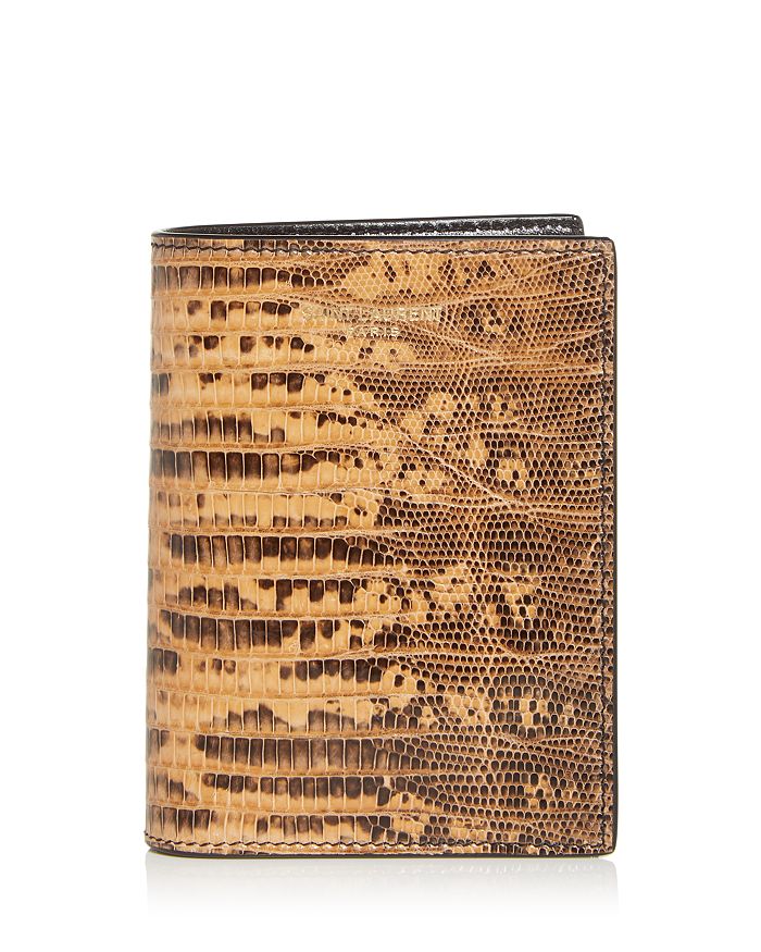 Saint Laurent Lizard Embossed Leather Bifold Wallet | Bloomingdale's