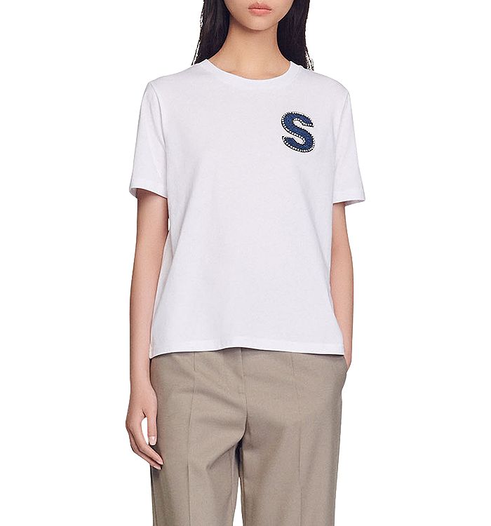 Sandro Embellished Tee | Bloomingdale's