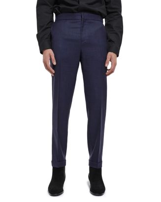 The Kooples Slim Fit Wooly Fil A Fil Suit Pants | Bloomingdale's