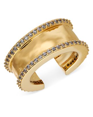 Nadri Key Item Pavé Edge Ear Cuff in 18K Gold Plated | Bloomingdale's