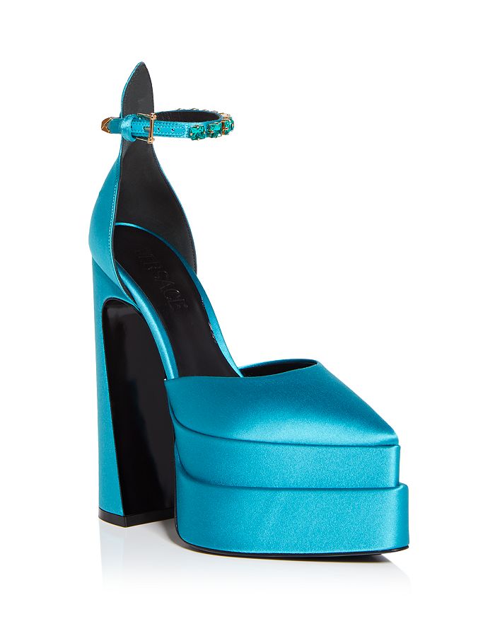 Versace Women's Platform High Heel Pointed Toe Pumps | Bloomingdale's