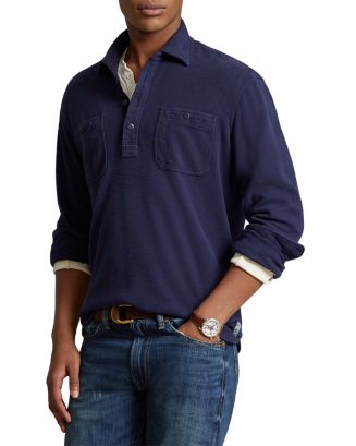 Polo Ralph Lauren Classic Fit Moleskin Popover Shirt | Bloomingdale's