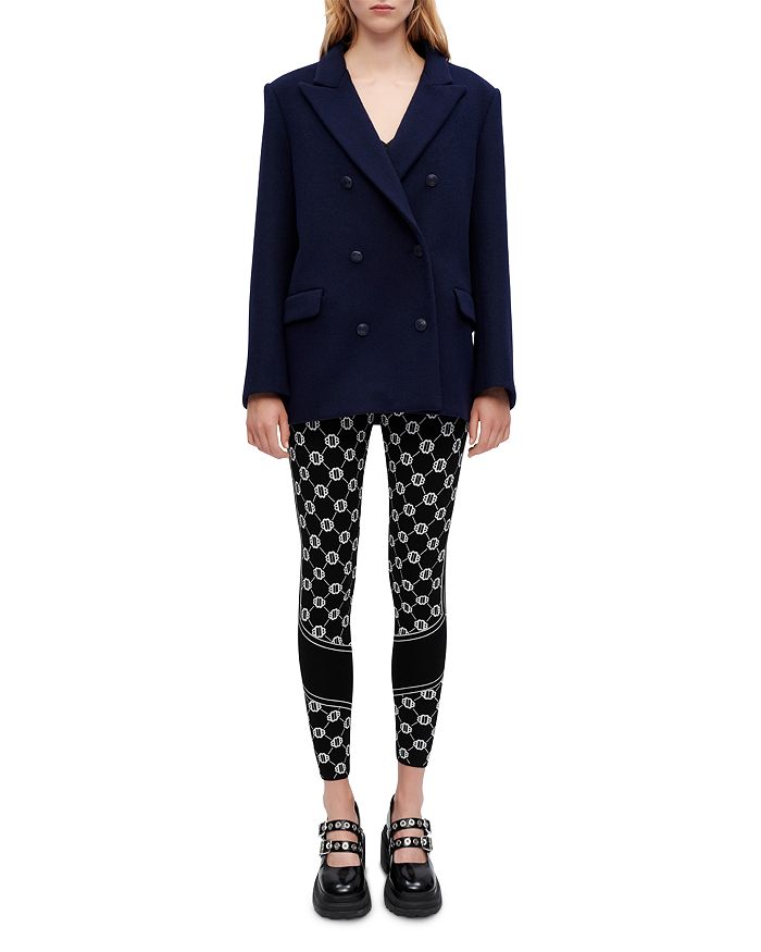 Maje Galariti Double Breasted Coat | Bloomingdale's