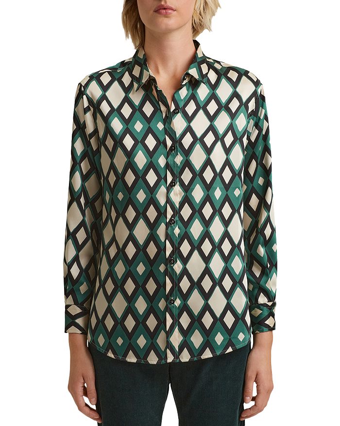 Gerard Darel Cameron Printed Shirt | Bloomingdale's