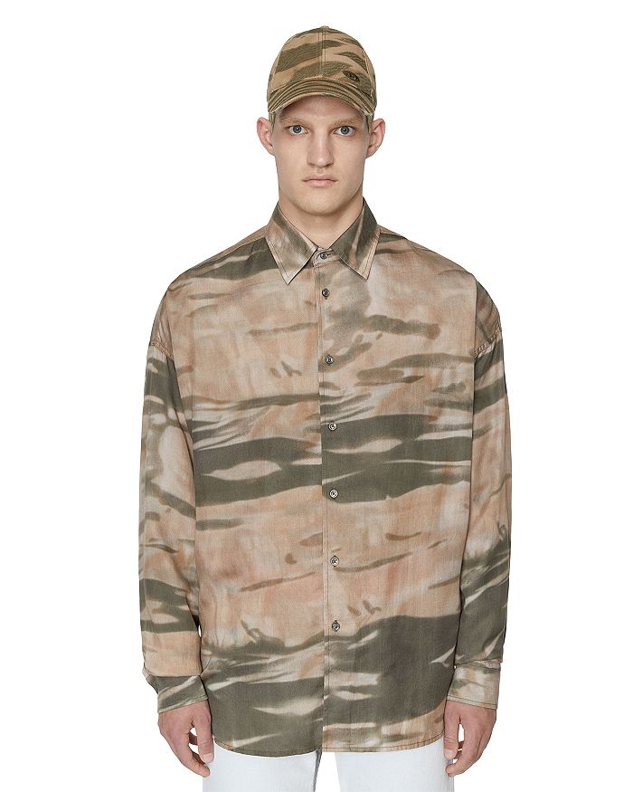 Diesel Fluid Camo Regular Fit Shirt | Bloomingdale's