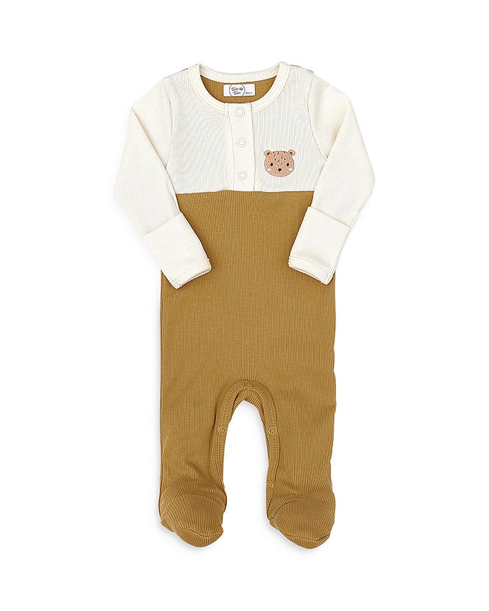 Tun Tun Unisex Bear Embroidered Footie - Baby | Bloomingdale's