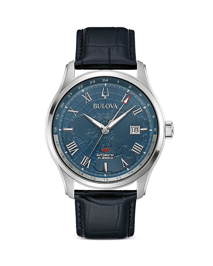 Bulova Classic Wilton GMT, 43mm | Bloomingdale's