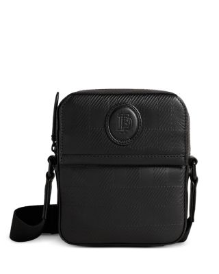Ted Baker Chekian House Check Debossed Zip Flight Bag | Bloomingdale's