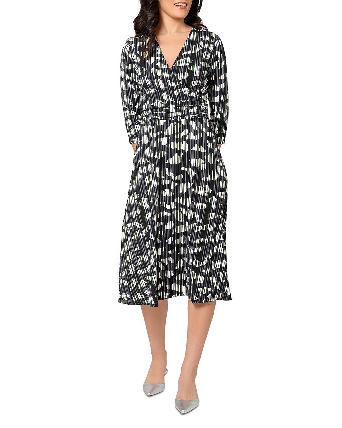 Leota Amiya 3/4 Sleeve Midi Dress | Bloomingdale's