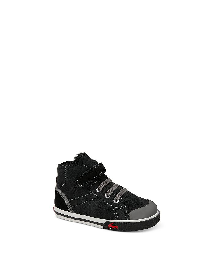 See Kai Run Boys' Devon Shearling High Top Sneakers - Baby, Toddler ...
